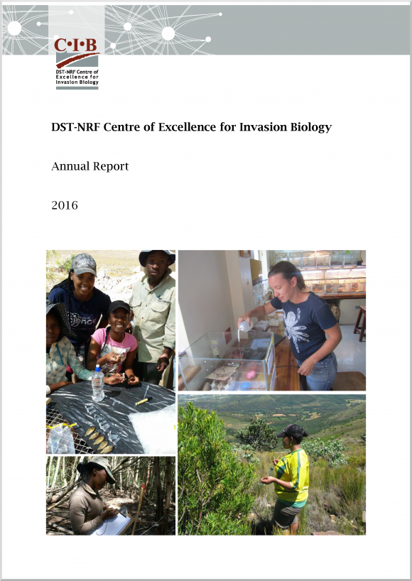 CIB_Annual_Report_2016_border | Centre for Invasion Biology